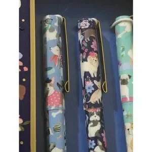 Clementine | Office | Clementine Paper Inc 3 Black Ink Pen Set Dogs Dog ...